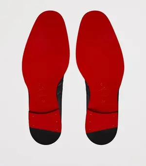 CHRISTIAN LOUBOUTIN Chambelimonk Leather Monk Shoes
