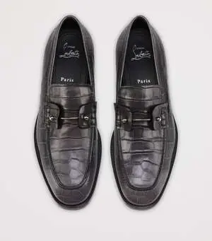CHRISTIAN LOUBOUTIN Chambelimoc Leather Loafers