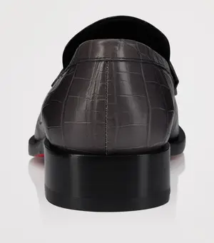 CHRISTIAN LOUBOUTIN Chambelimoc Leather Loafers
