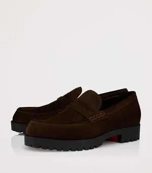 CHRISTIAN LOUBOUTIN Cavavin Suede Derby Shoes