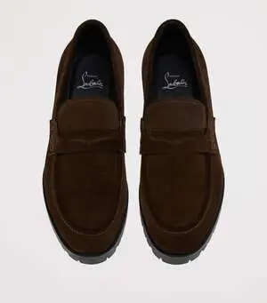 CHRISTIAN LOUBOUTIN Cavavin Suede Derby Shoes