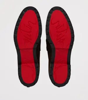 CHRISTIAN LOUBOUTIN Cavavin Suede Derby Shoes
