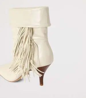 Kurt Geiger Leather Piccadilly Slouch Boots