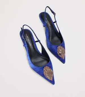 Kurt Geiger Satin Belsize Slingbacks