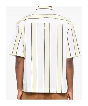 Jacquemus Logo Embroidered Striped Shirt