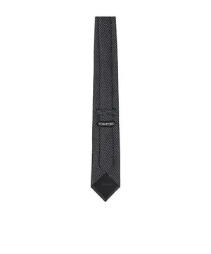 TOM FORD Pointed Tie - Black