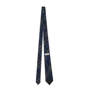 Burberry Check Pattern Pointed-tip Tie