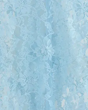 Valentino Garavani Lace Detailed Mock Neck Bodysuit