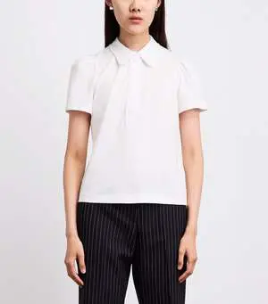 ME+EM Frill-trim Layering Shirt