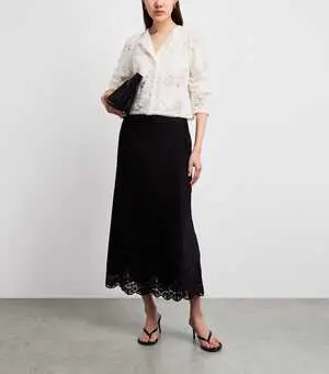 ME+EM Lace Cropped Jacket