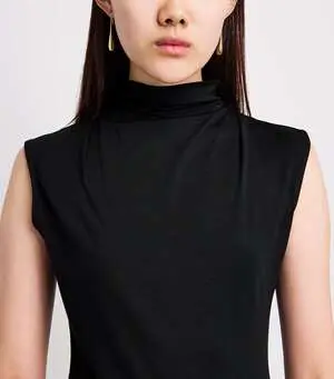 ME+EM Sleeveless Draped Top