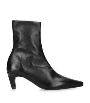 JUDE Leather Cave Ankle Boots 55