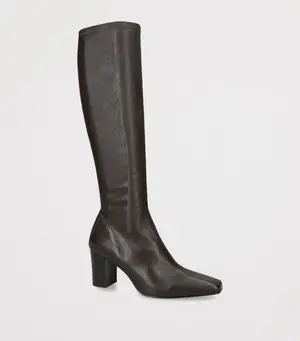 JUDE Shirakabegura Memo Leather Knee-high Boots 95
