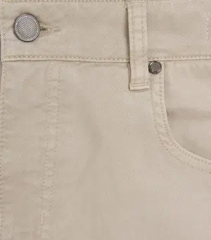 Purdey Cotton-blend Five-pocket Trousers
