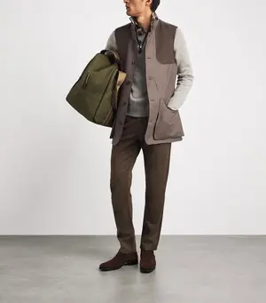 Purdey Wool-cashmere Tweed Gilet