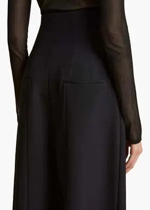 Khaite Lennerd Straight Leg Pants