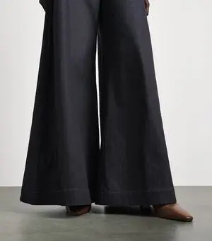 Palmer//harding Elara High-rise Wide-leg Jeans