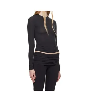 SKIMS Long-sleeved T-shirt - Black