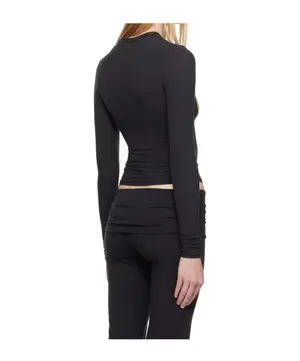 SKIMS Long-sleeved T-shirt - Black