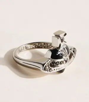 VIVIENNE WESTWOOD Sterling Diamante Heart Ring