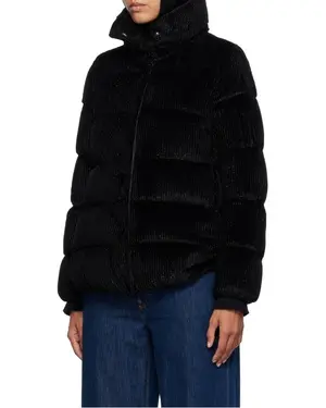 Moncler Cochevisse Corduroy Short Down Jacket