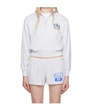SKIMS Half-zip Long-sleeved Sweatshirt