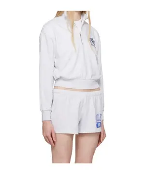 SKIMS Half-zip Long-sleeved Sweatshirt