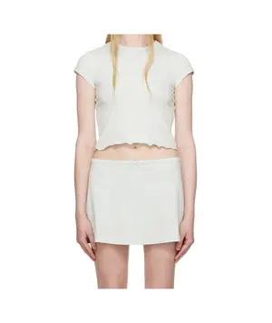 SKIMS Scalloped Edge T-shirt