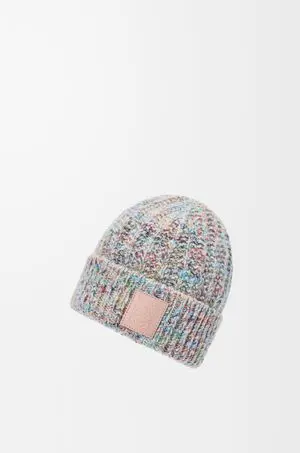 Loewe Logo Patch Knitted Beanie