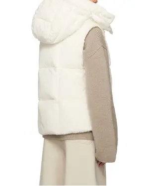 Moncler Logo Patch Hooded Gilet