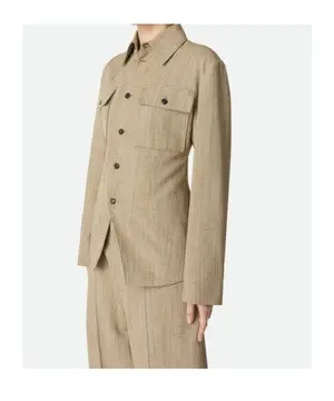 Bottega Veneta Viscose Silk Shirt Jacket