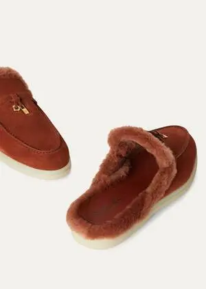 Loro Piana Summer Charms Walk Muller Shoes