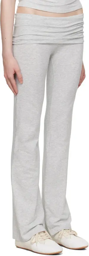 SKIMS Plain Knitted Casual Trousers