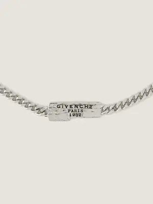Givenchy Metal And Enamel Tape Necklace