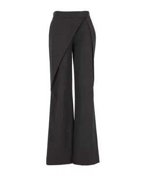 Federica Tosi Pareo Wrap Wide-leg Trousers