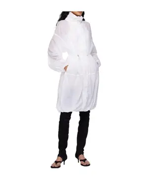 Alaïa Soft Nylon Bubble Parka