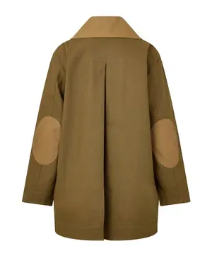 GANNI Canvas Barn Jacket - Brown