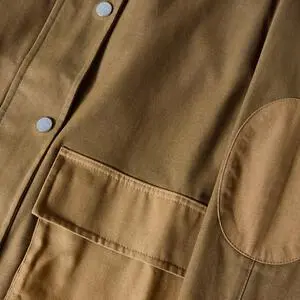 GANNI Canvas Barn Jacket - Brown