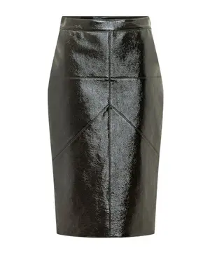 LANVIN Coated Midi Skirt