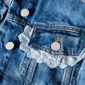 GANNI Denim Lace Jacket