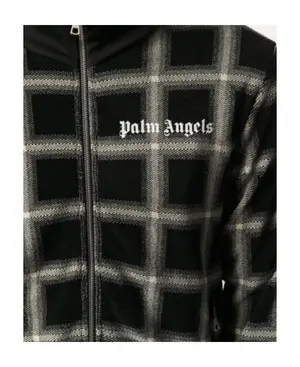 Palm Angels Checked Track Jacket
