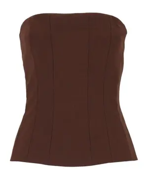 Federica Tosi Off-the-shoulder Top - Brown
