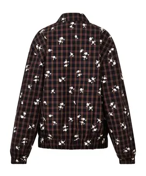 GANNI Dyed Bomber Jacket - Black
