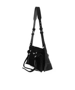 Zadig&Voltaire Madison Mini Suede Shoulder Bag - Black