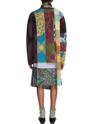 Dries Van Noten Patchwork Wool Sweater