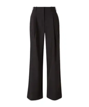 Herno Wide Leg Pleated Trousers