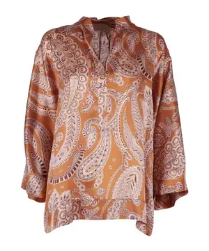 Antonelli Firenze Paisley-print Silk Blouse