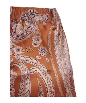 Antonelli Firenze Paisley Print Casual Trousers