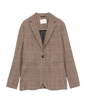 CIRCOLO 1901 Checked Single-breasted Blazer - No