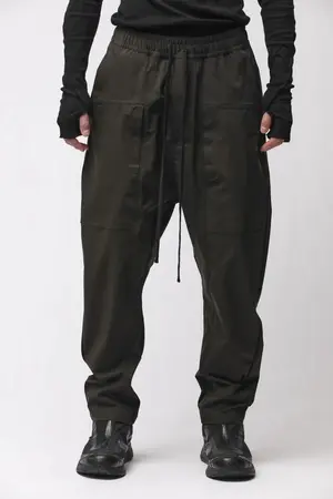 THOM KROM Woven Low Crotch Trousers